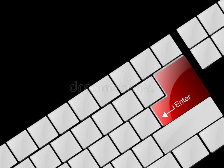 Black Keyboard Key Empty Stock Illustrations – 616 Black Keyboard Key ...
