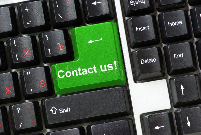 Big blue contact us button stock image. Image of desktop - 41299439