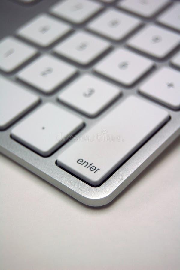 White keyboard stock image. Image of horizontal, office - 19077757