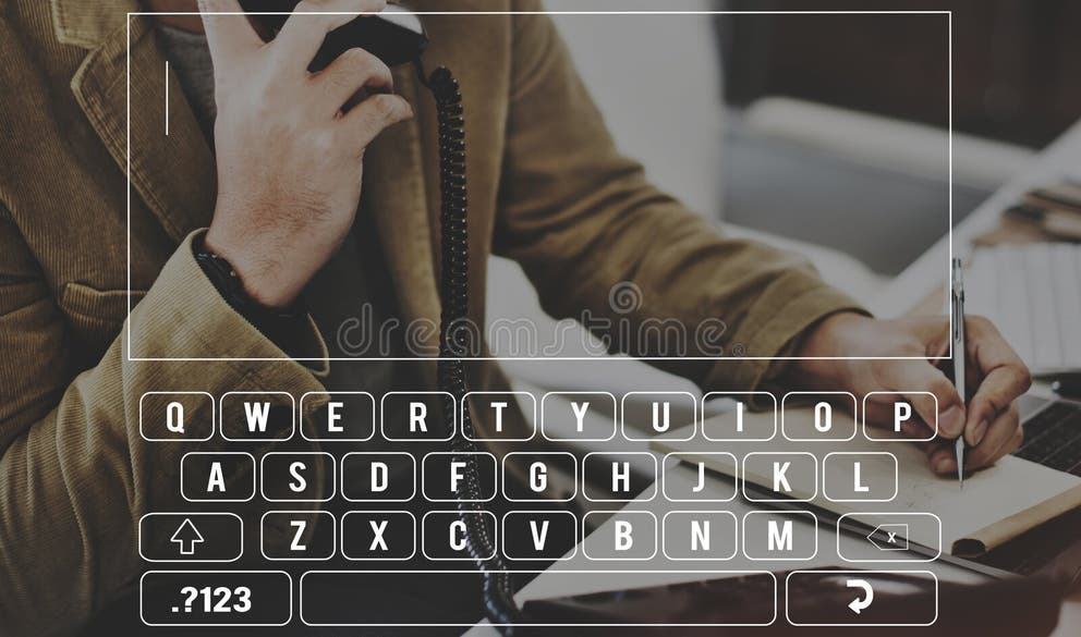 Keyboard Alphabet Computer Electronic Letter Concept Stock Photo ...