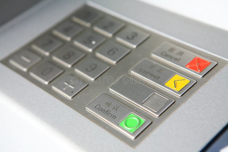 ATM cash point slot stock photo. Image of bancomat, objectsequipement ...
