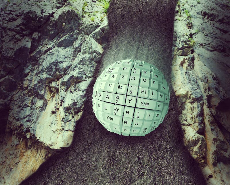 Keyboard Ball Concept stock image. Image of keys, kick - 139854951