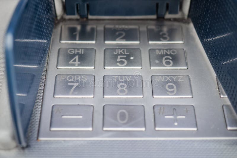 Keyboard banking machine stock image. Image of clear - 102922049