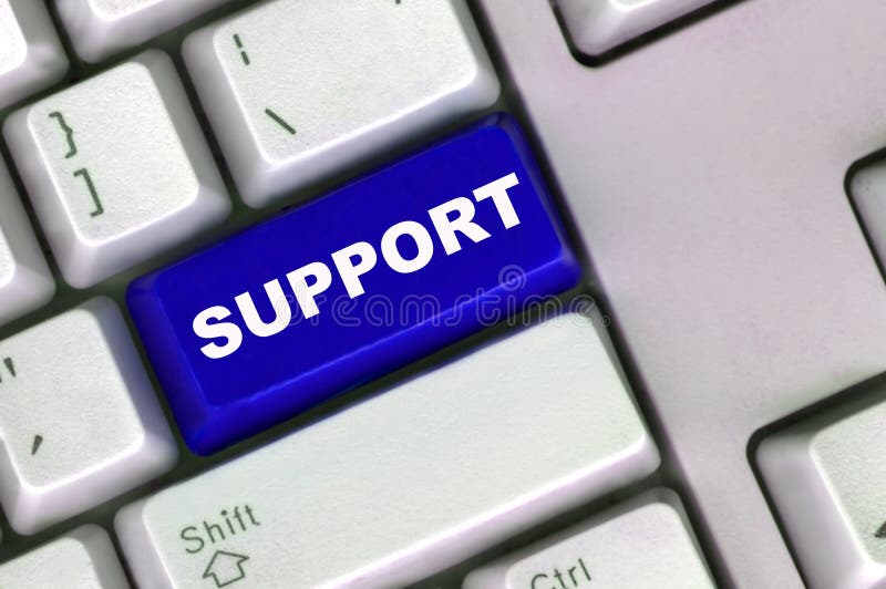 Friendly Message from Support Stock Photo - Image of contact, online ...
