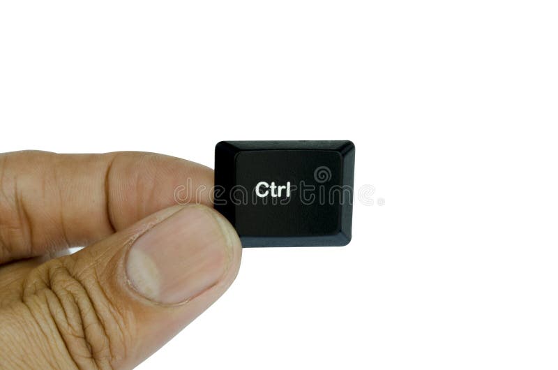 Keyboard Button Command Ctrl Stock Photo - Image of holding, concept ...