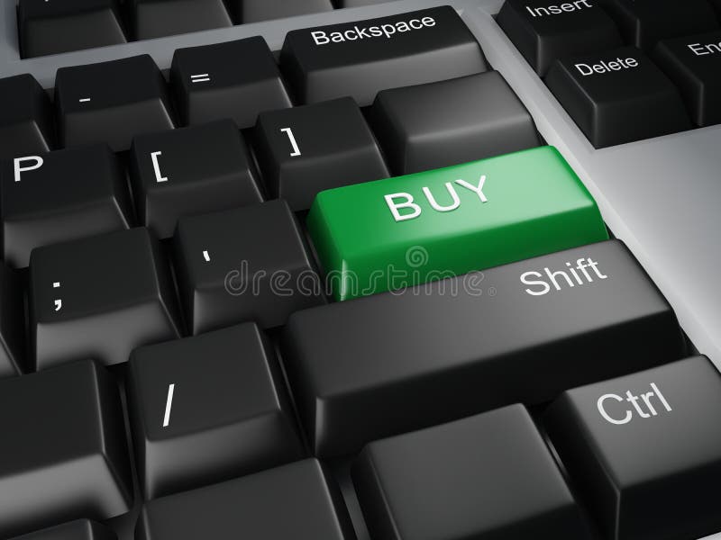 Keyboard buy button stock illustration. Illustration of keyboard - 39682569