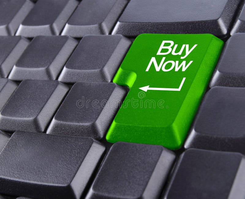 Buy Now Button on the Keyboard Stock Image - Image of sale, enter: 31617489