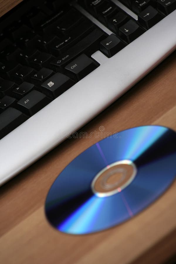 Keyboard and cd/dvd stock photo. Image of personal, type - 3162402