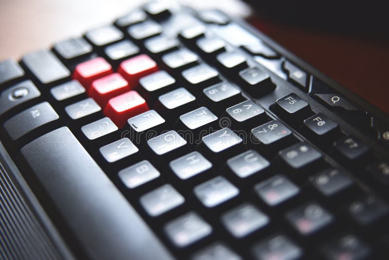 Keyboard, close up stock photo. Image of computer, internet - 105912632