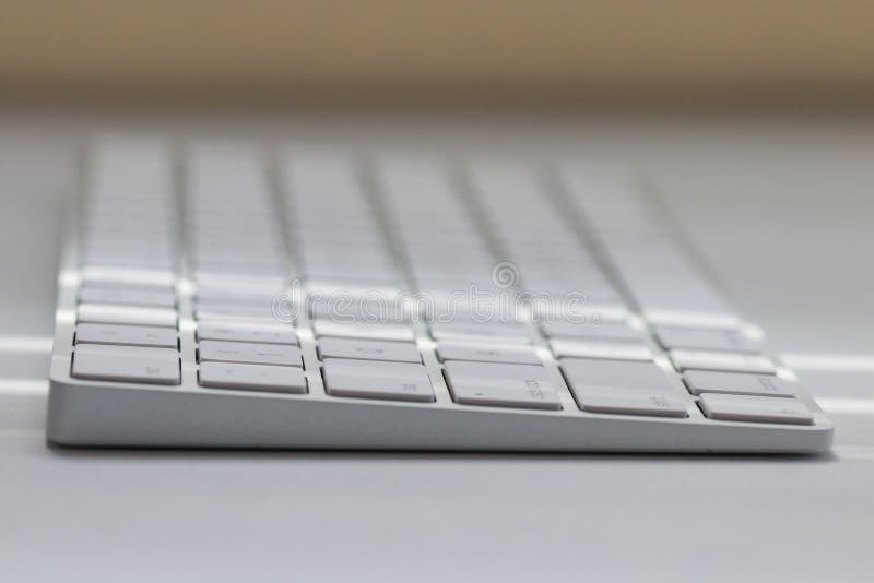 Keyboard stock image. Image of white, table, keys, light - 119661575