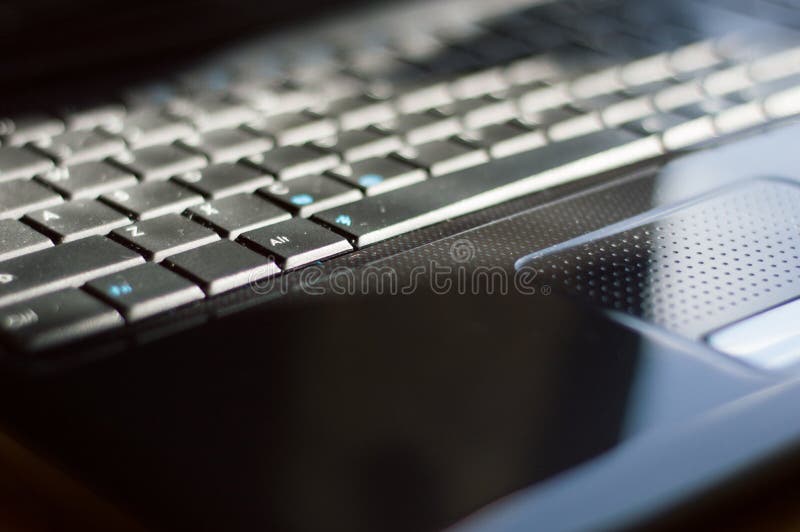 Keyboard close up stock photo. Image of black, close - 87843250