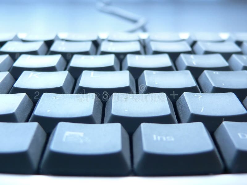 Keyboard closeup stock image. Image of keys, computing - 258097