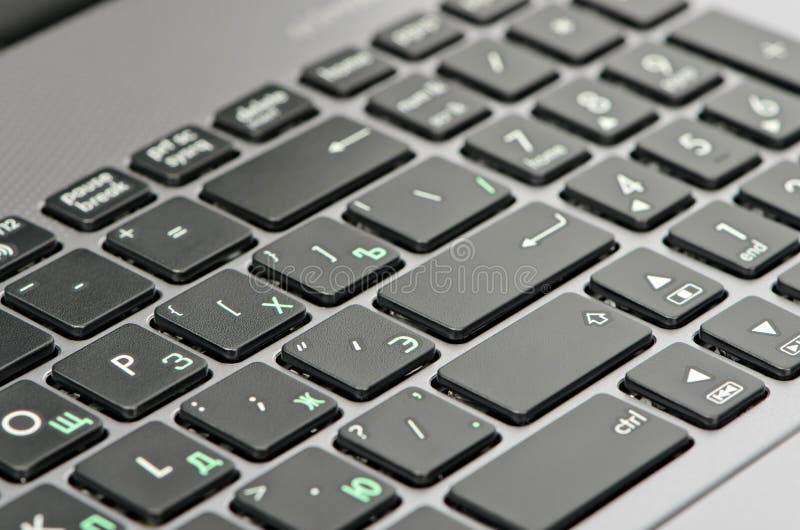 Keyboard closeup stock image. Image of computers, system - 66622797