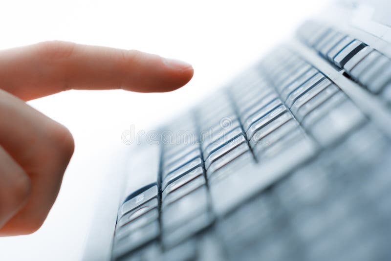 Keyboard closeup view stock photo. Image of female, keypad - 38676554