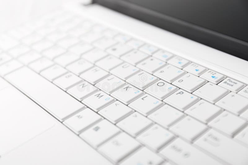 Keyboard stock image. Image of white, keys, closeup, button - 53716687