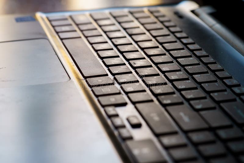 Keyboard of a Computer stock photo. Image of desktop - 108945612