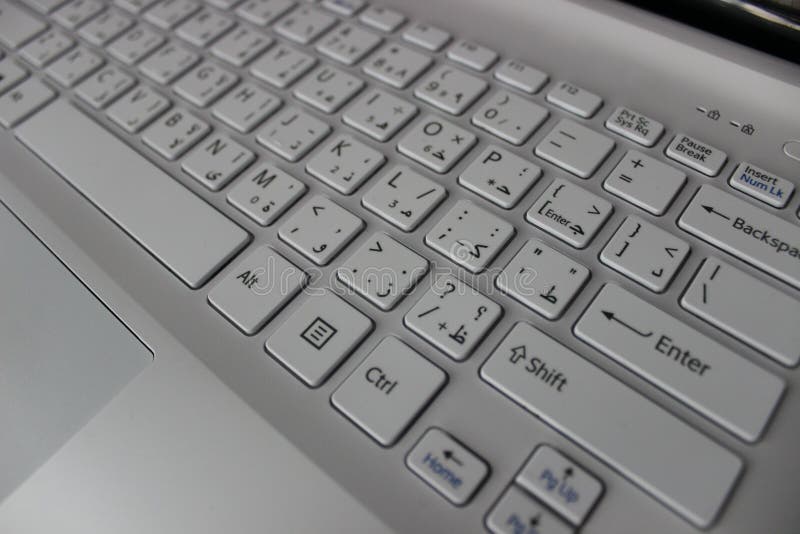 Keyboard and computer stock image. Image of business - 142938567