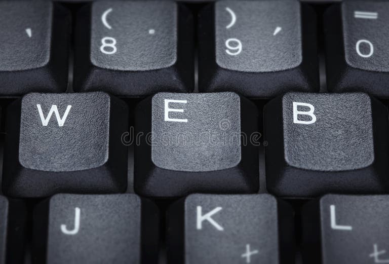 Keyboard Computer Letter Word Web Techniology Stock Photo - Image of ...