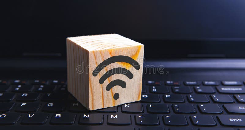 Keyboard cubes wooden stock image. Image of cyberspace - 141730523