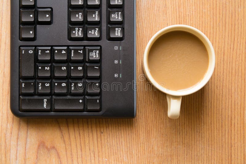 Coffee break stock photo. Image of office, notebook, white - 29725322