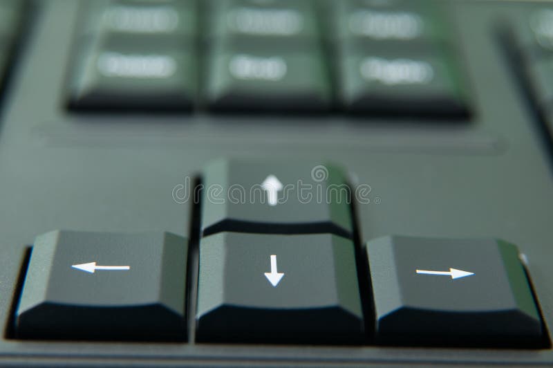 Keyboard directions stock image. Image of computers, arrows - 61888507