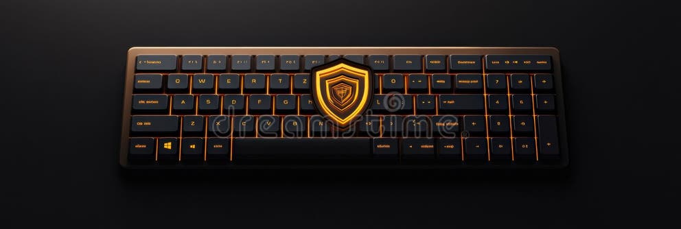 The Keyboard Displays a Shield Icon at Its Center, Highlighting the ...