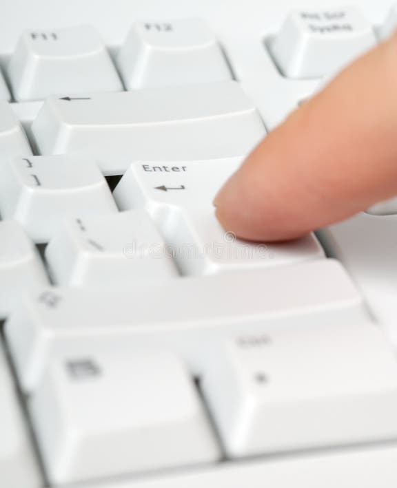 Keyboard and finger stock image. Image of finger, corporate - 5384969