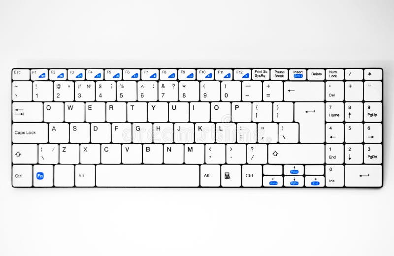 Keyboard Full View Technology Stock Illustration - Illustration of ...