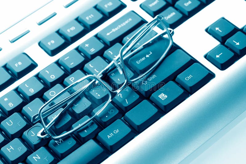 Keyboard and hand stock image. Image of finger, working - 12168727