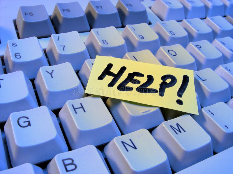 Keyboard help stock photo. Image of desk, button, notebook - 1441366