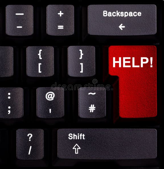 Keyboard help stock photo. Image of helpdesk, technology - 17953444