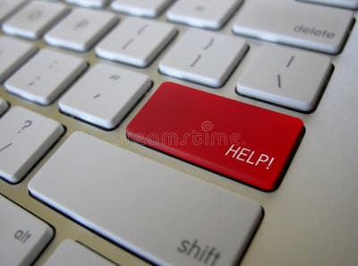 Keyboard Help Key Button stock photo. Image of blur, emergency - 17475066