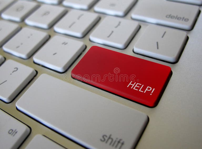 Keyboard Help Key Button stock photo. Image of blur, emergency - 17475066
