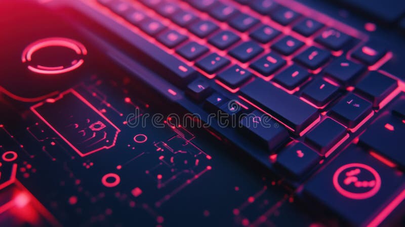 A Keyboard Icon is Creatively Overlaid with a Mouse and Gear ...