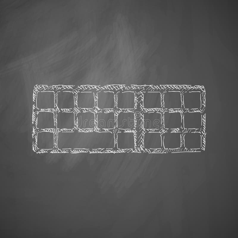 Keyboard icon stock vector. Illustration of class, board - 51254928