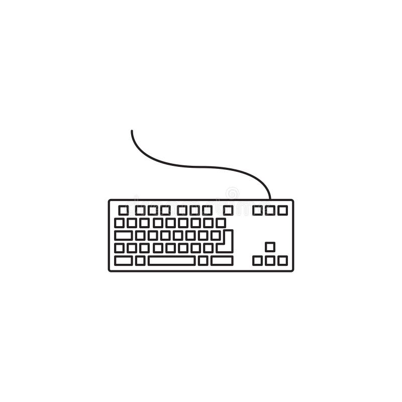 Keyboard Icon Outline or Line Style Vector Illustration Stock Vector ... Keyboard Icon Outline or Line Style Vector Illustration Stock Vector ...