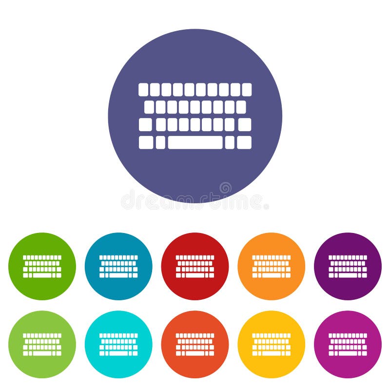 Keyboard Icon, Simple Style Stock Vector - Illustration of laptop ...