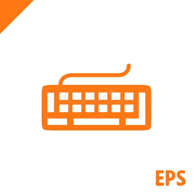 Keyboard Icon Stock Vector Illustration Flat Design Stock Vector ...