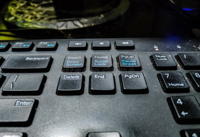 The Keyboard is Important Part of Computer Stock Image - Image of life ...