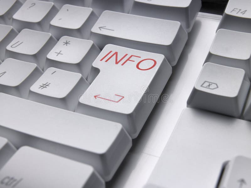 Keyboard INFO stock image. Image of info, button, help - 3666707