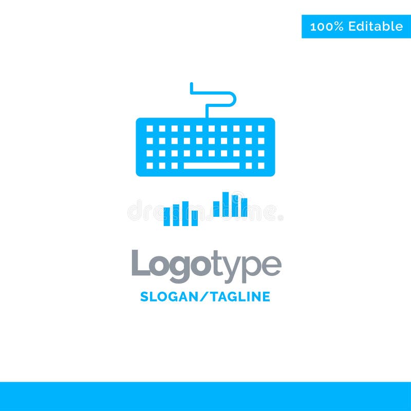 Keyboard, Interface, Type, Typing Blue Infographics Template 5 Steps ...
