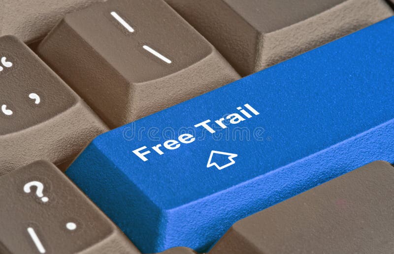 Key for free trail stock image. Image of promotion, close - 83369133