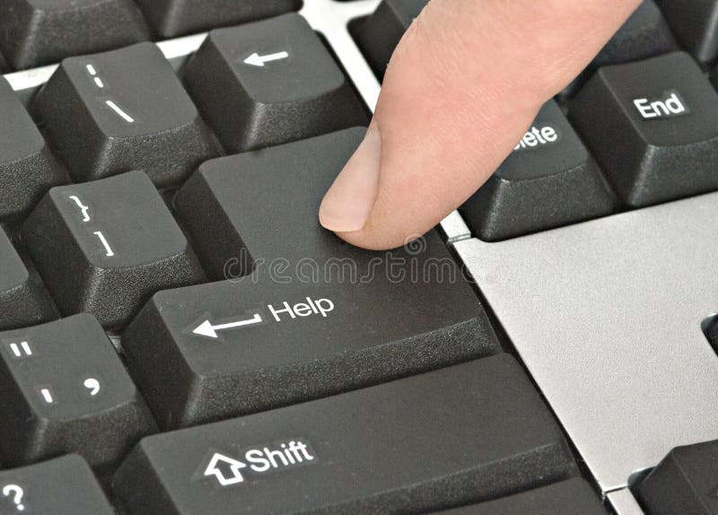 Hot key for help stock image. Image of close, help, computer - 83370223