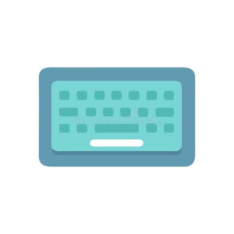 Keyboard Key Icon for Computer Input Stock Illustration - Illustration ...