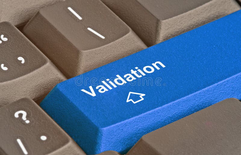 Key for validation stock photo. Image of concept, keyboard - 102978964