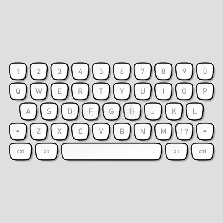 Number Keys Stock Illustrations – 2,140 Number Keys Stock Illustrations ...