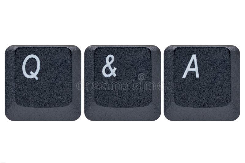 Keyboard Keys Buttons Q&a Stock Image - Image of brown, keyboard: 330996557