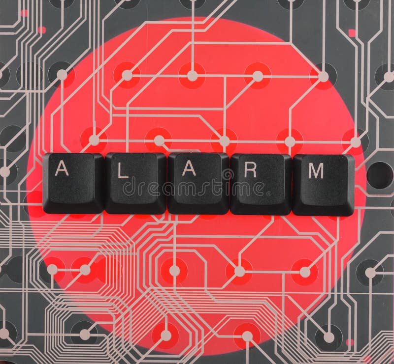 Keyboard Keys Laid Out Word Alarm Stock Photos - Free & Royalty-Free ...