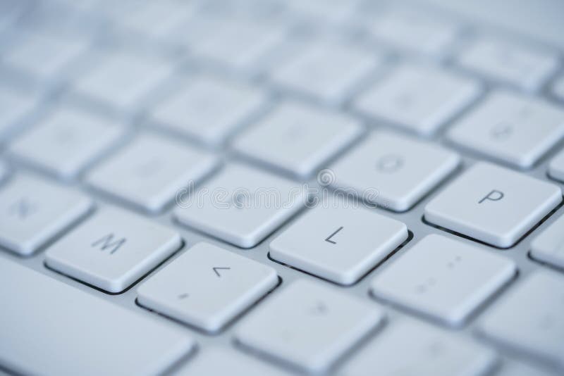 Keyboard of laptop closeup stock image. Image of notebook - 92613061