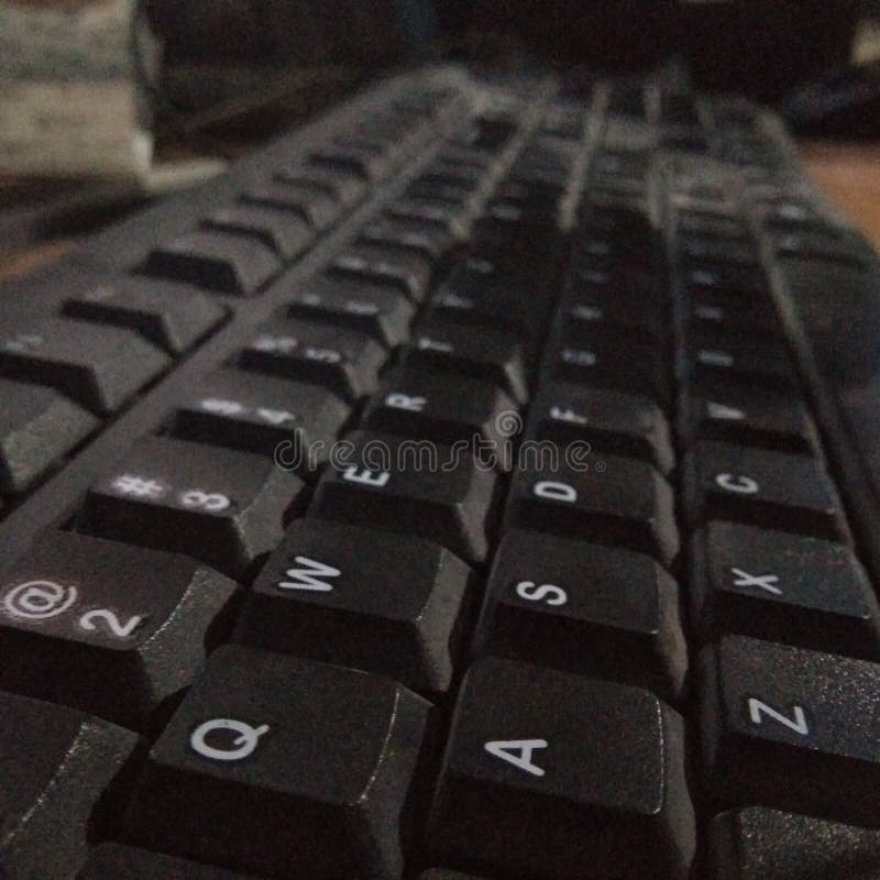 Keyboard latter order stock photo. Image of monochrome - 263758822